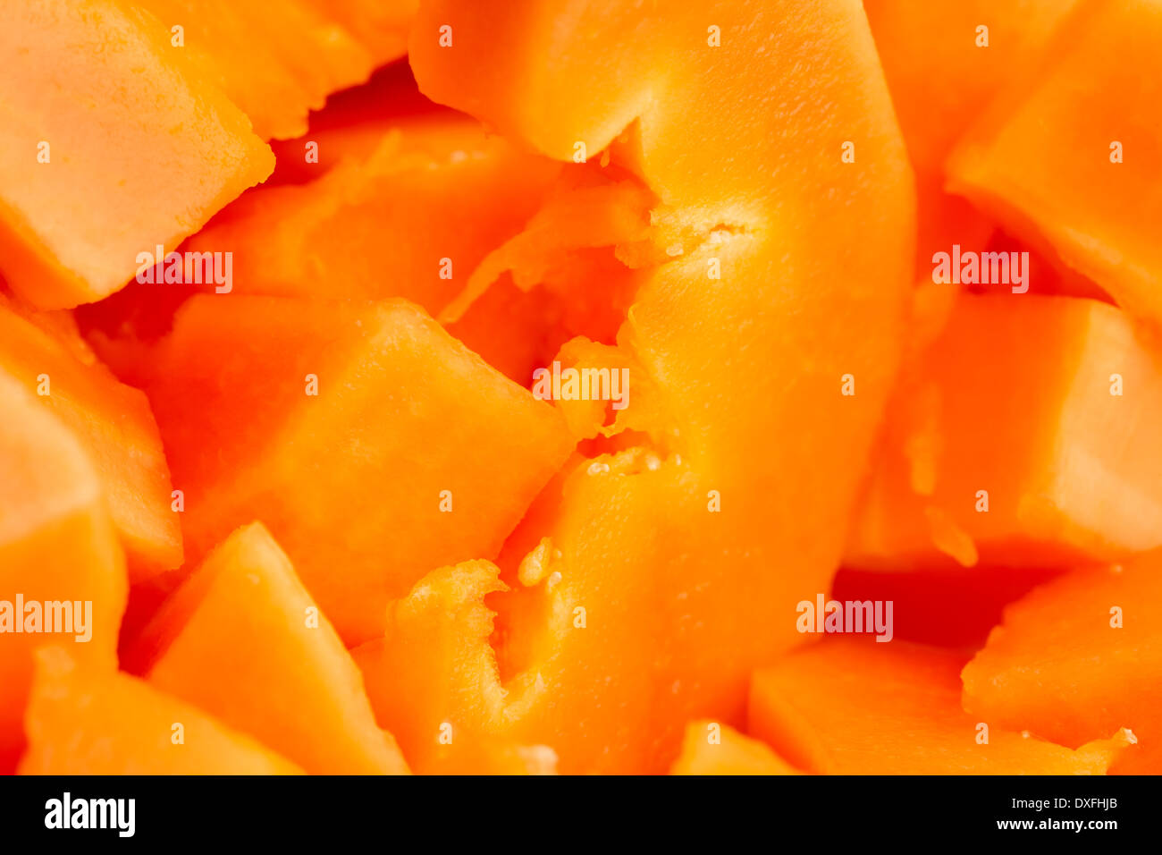 Fresh ripe papaya cut hi-res stock photography and images - Alamy