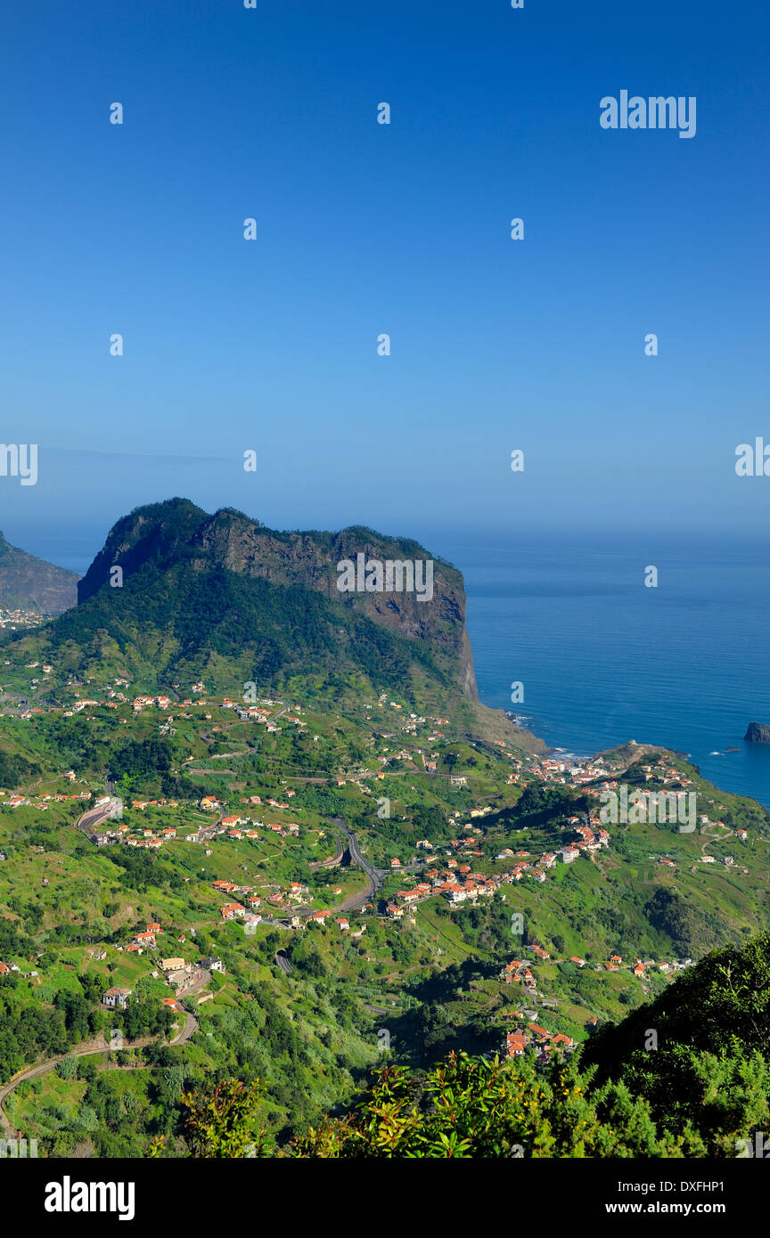 Madeira Portugal, Porta da Cruz Penha de Aguia eagle rock mountain ...