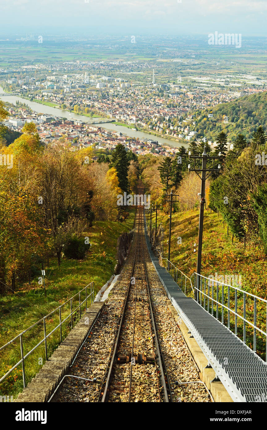 Heidelberger bergbahn funicular railway hi-res stock photography and ...