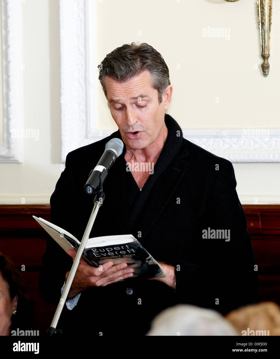 Rupert Everett reads from his book Vanished Years June 2013 Stock Photo ...