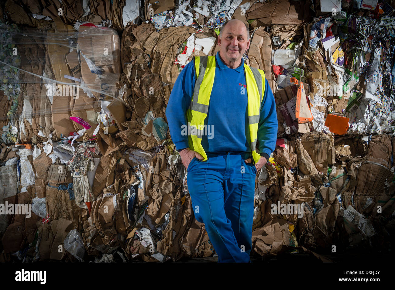 Meurig Jones, manager , Williams and Williams waste recycling company ...