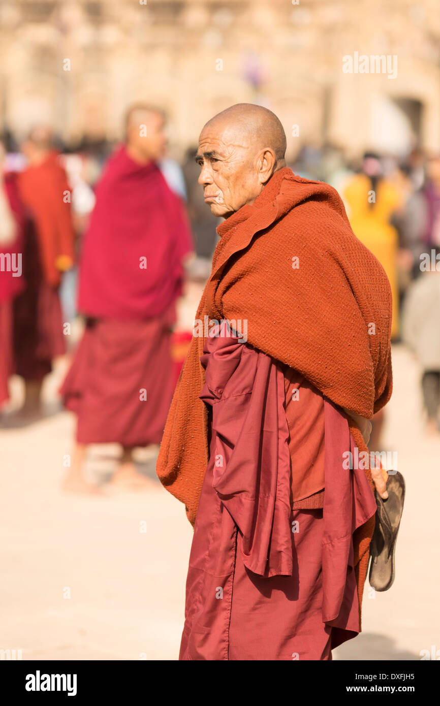 Bagan monk temple hi-res stock photography and images - Alamy