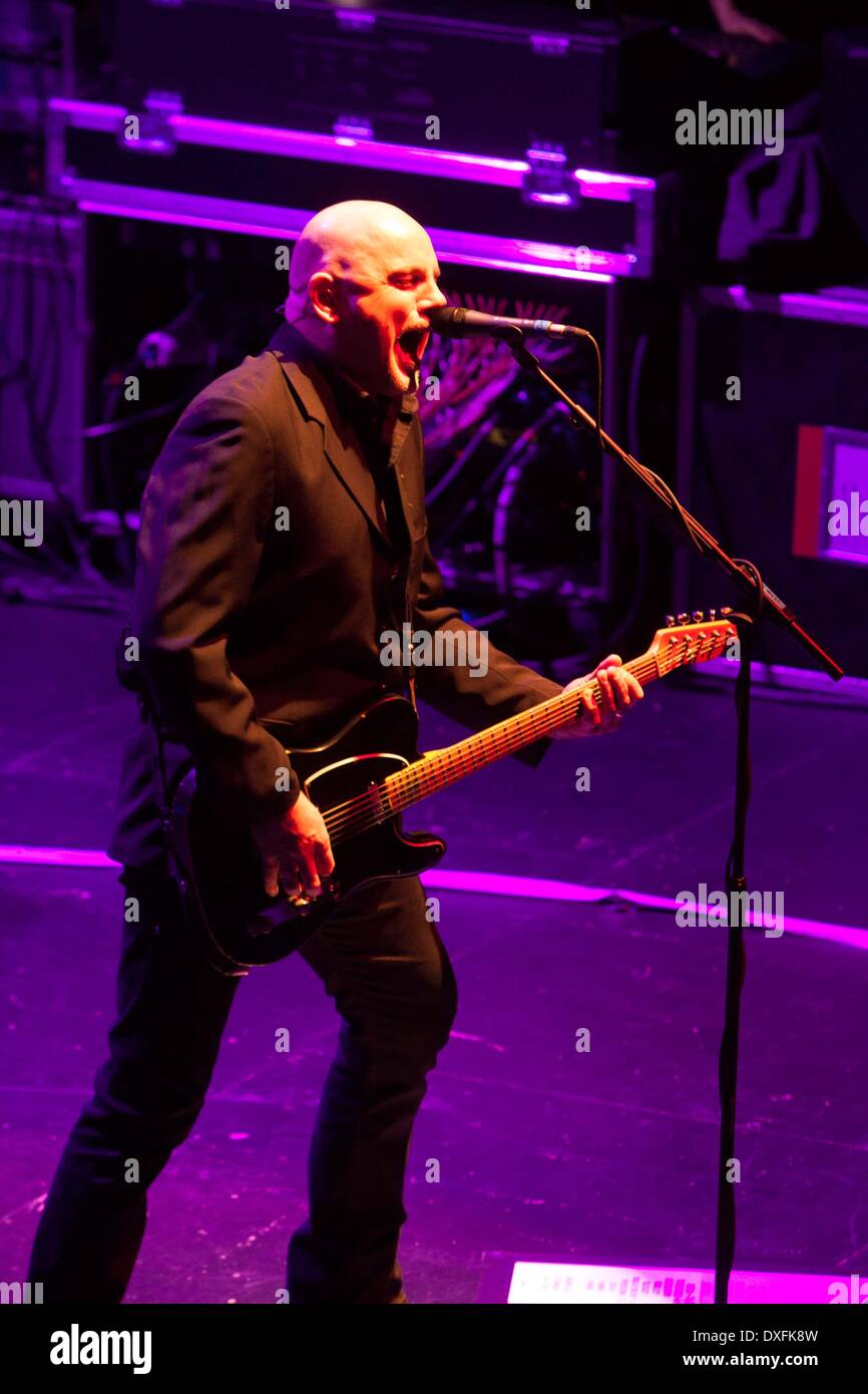 Guildford, Surrey, UK. 25th Mar 2014. The Stranglers performing on ...