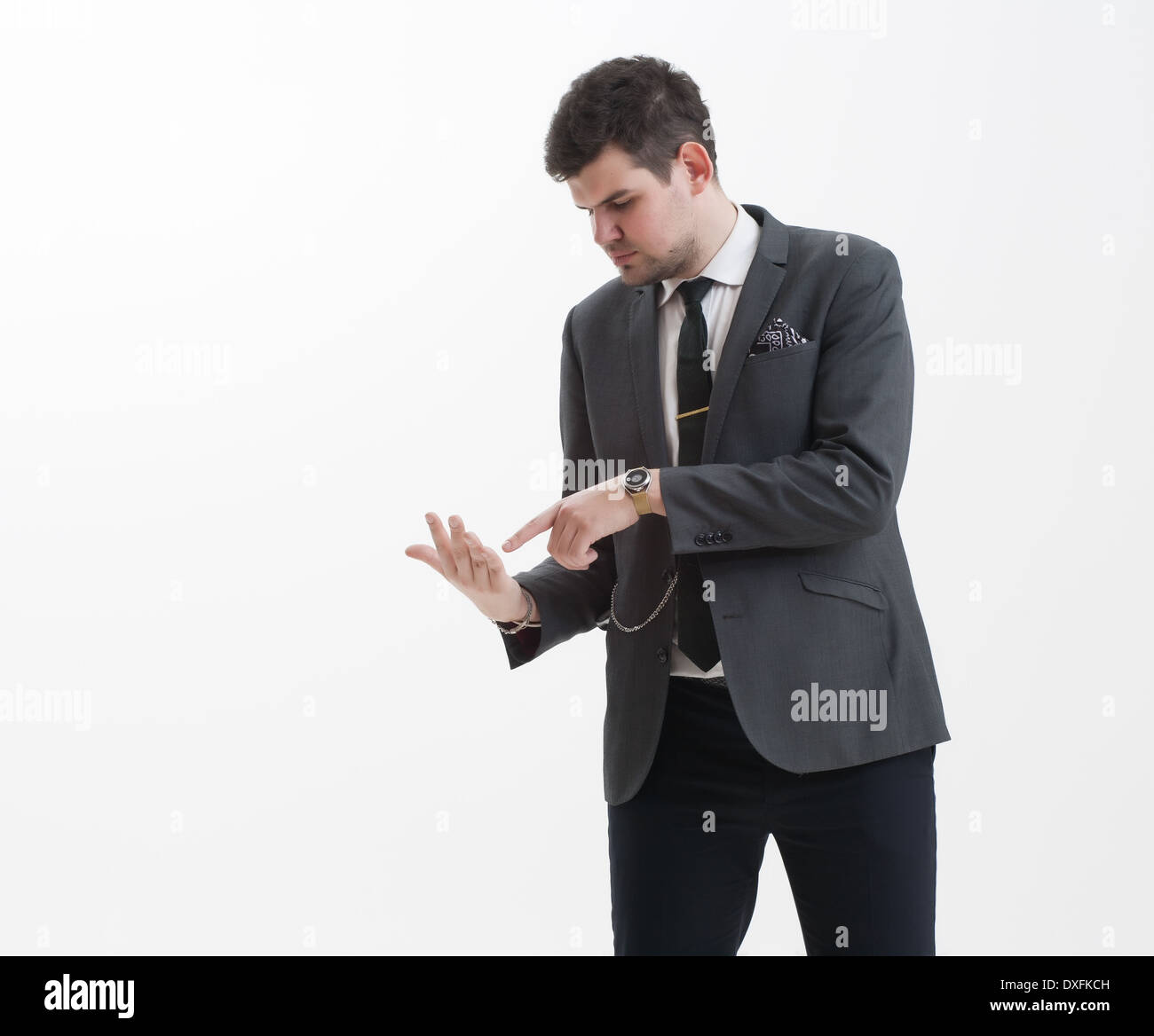 Hands like a tablet. Gestures and gesticulations. achievement adults ...