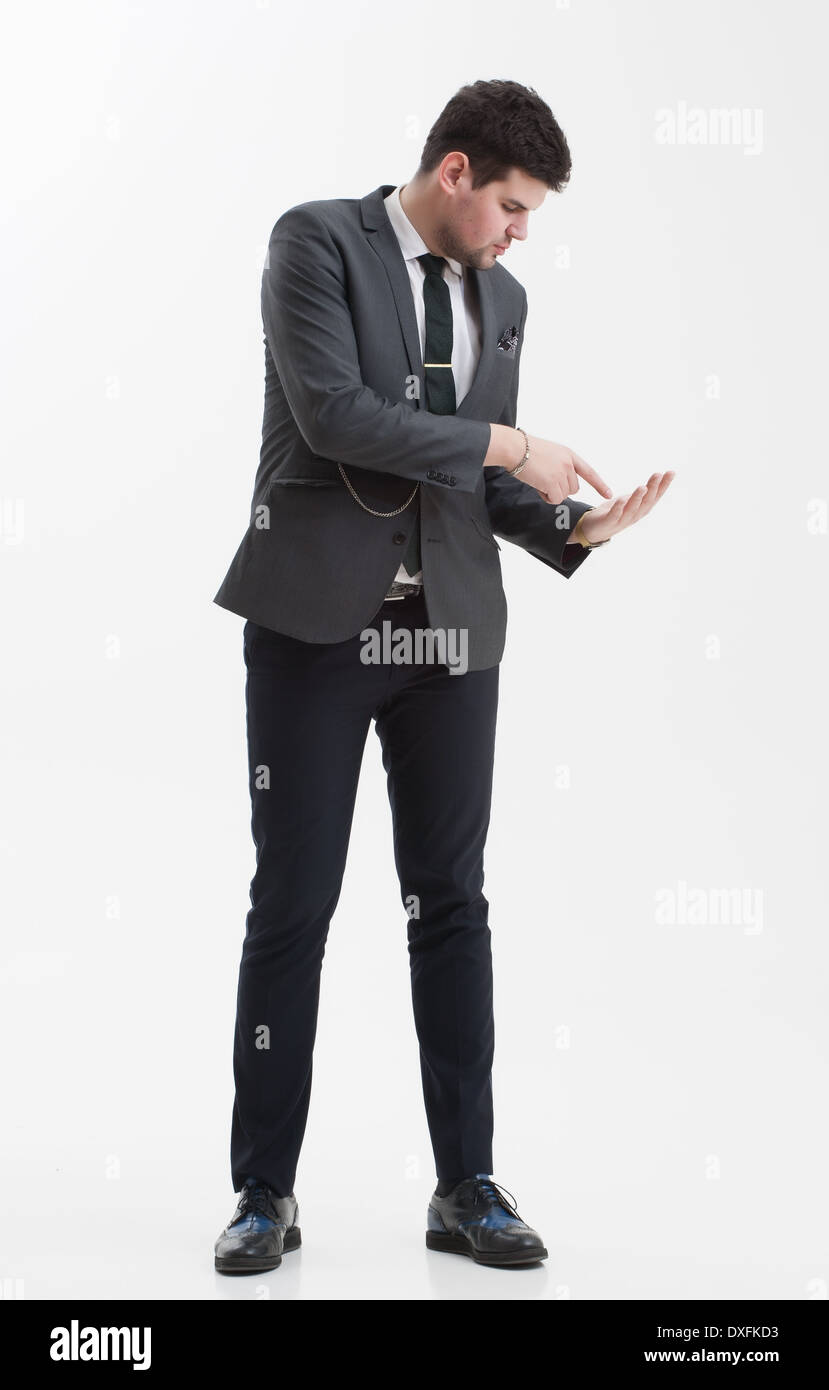 Hands like a tablet. Gestures and gesticulations. achievement adults ...