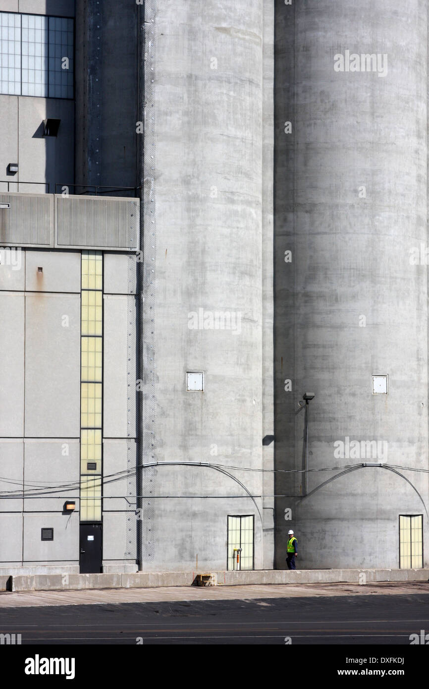 Construction worker at MMSD Milwaukee Metropolitan Sewage District in ...
