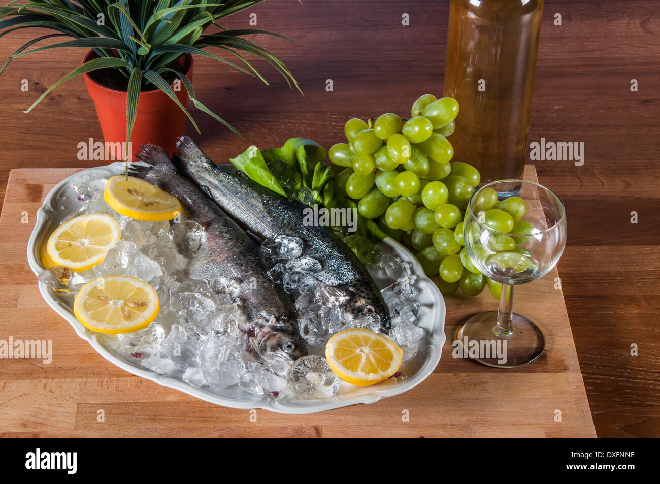 Mediterranean theme with light background Stock Photo - Alamy