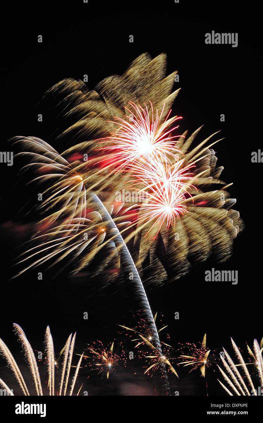 Aerial fireworks hi-res stock photography and images - Alamy