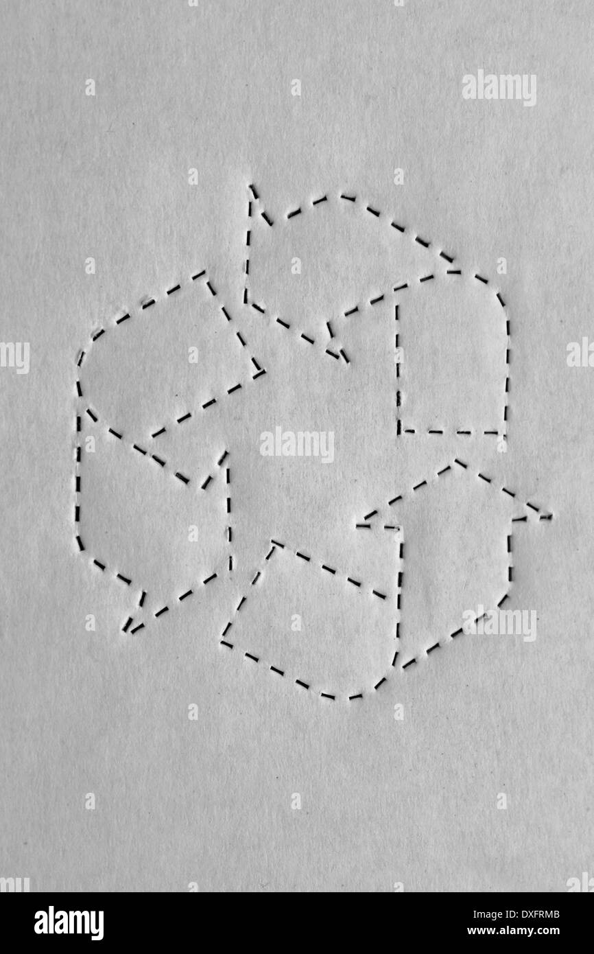 Recycle Sign on White Background Stock Photo - Alamy