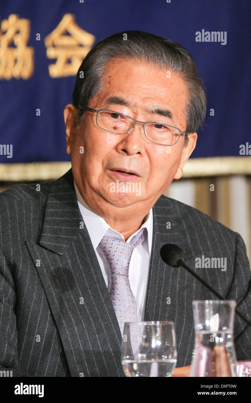 Tokyo, Japan. 26th Mar, 2014. Japans far right nationalist Shintaro ...