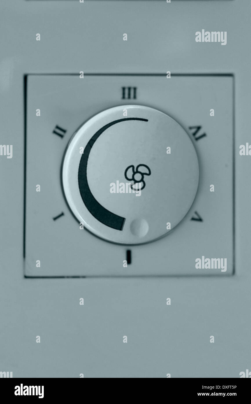 Switchboard with Fan Dimmer Stock Photo - Alamy