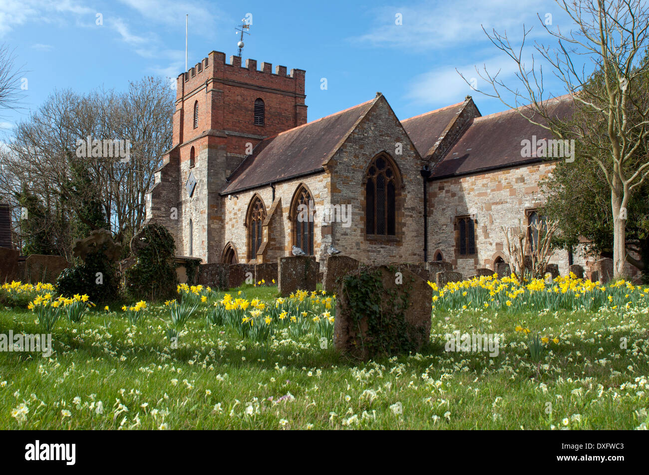All Saints Church, Harbury, Warwickshire, England, UK Stock Photo - Alamy