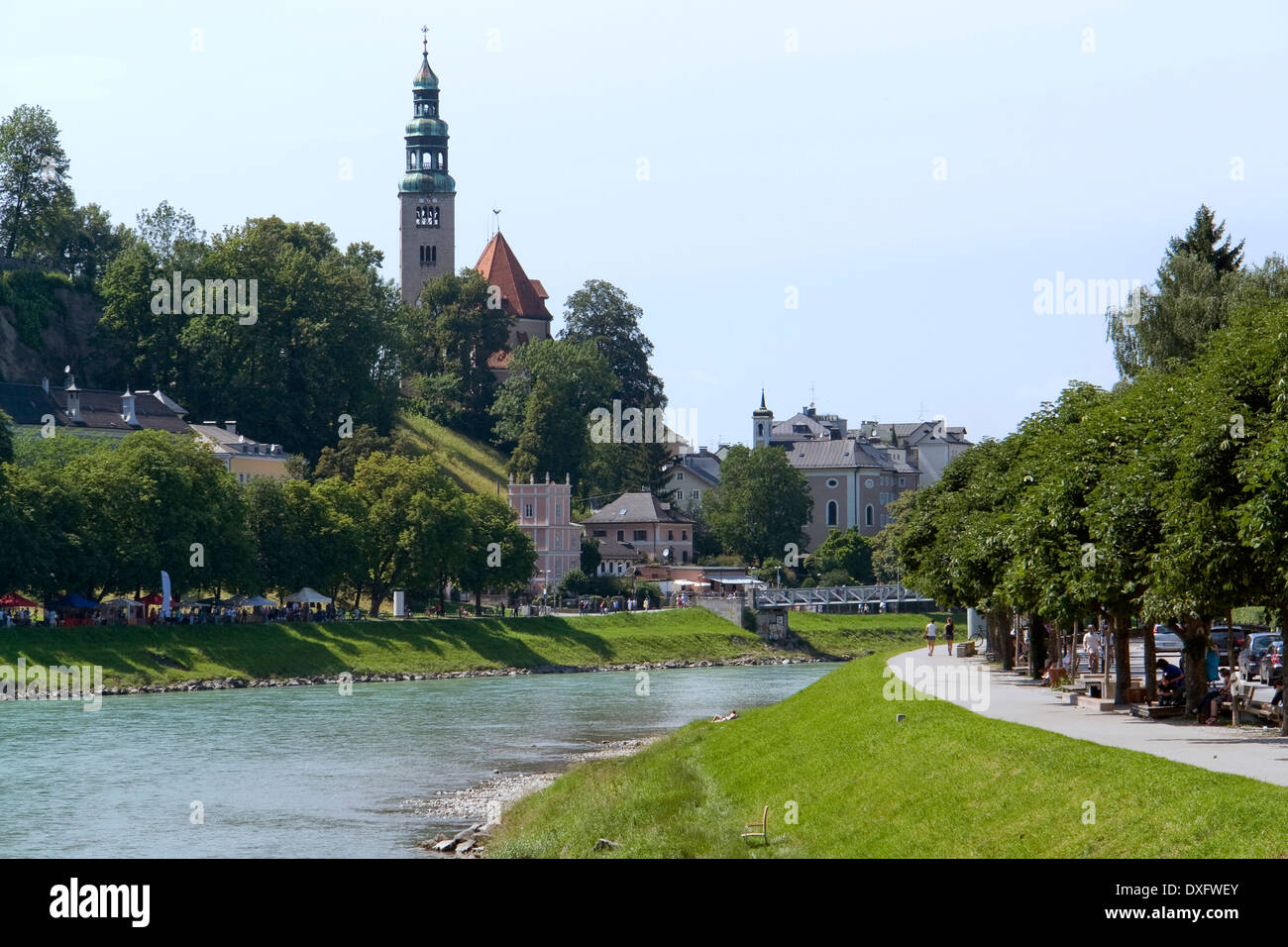 Salzburg salzach river austria hi-res stock photography and images - Alamy