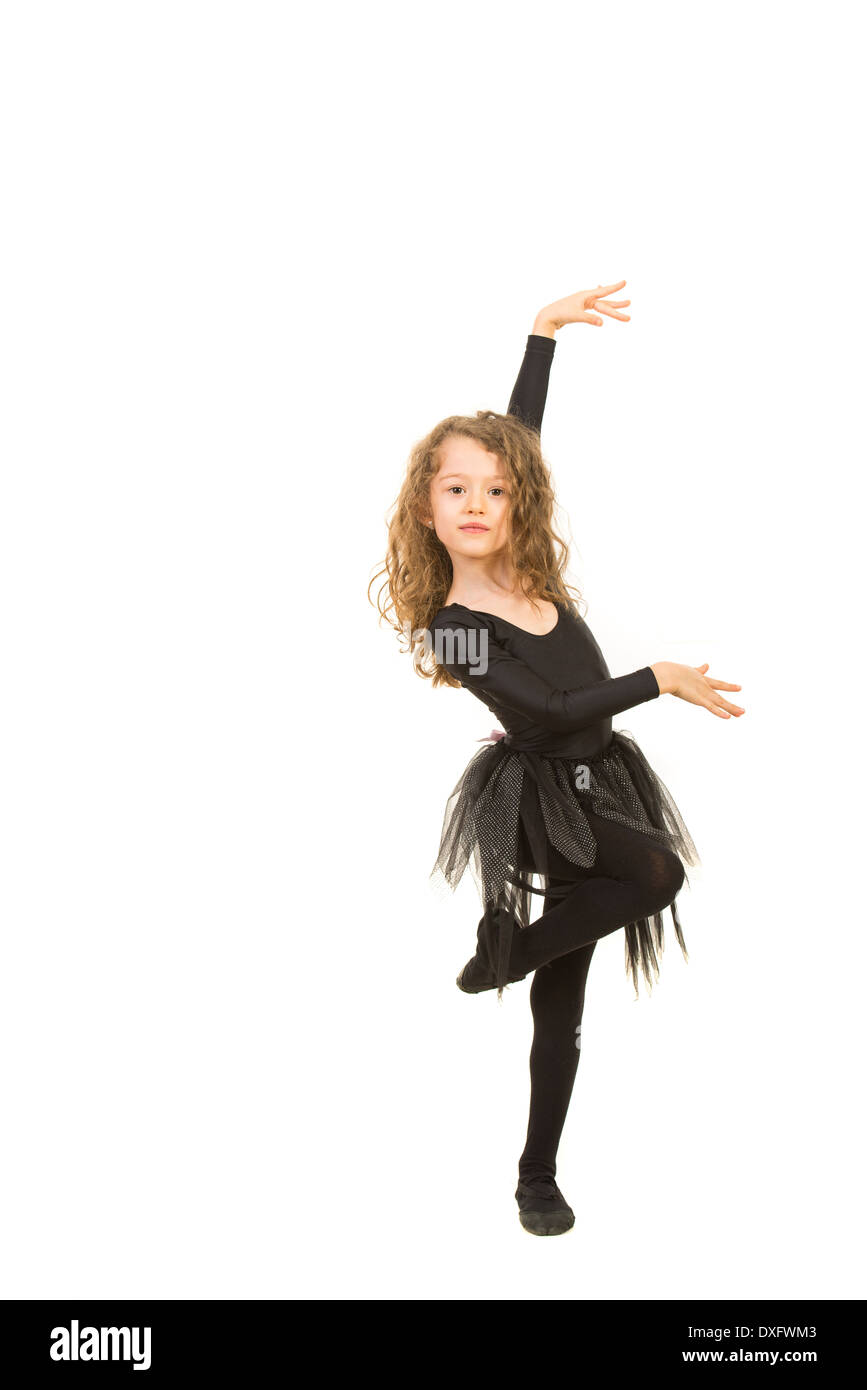 Happy girl perfect white Cut Out Stock Images & Pictures - Alamy