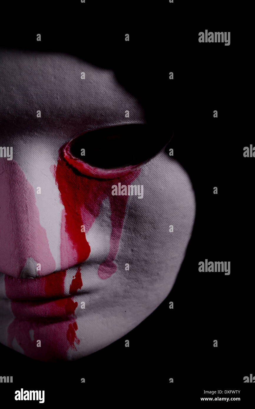 Blood mask hi-res stock photography and images - Alamy