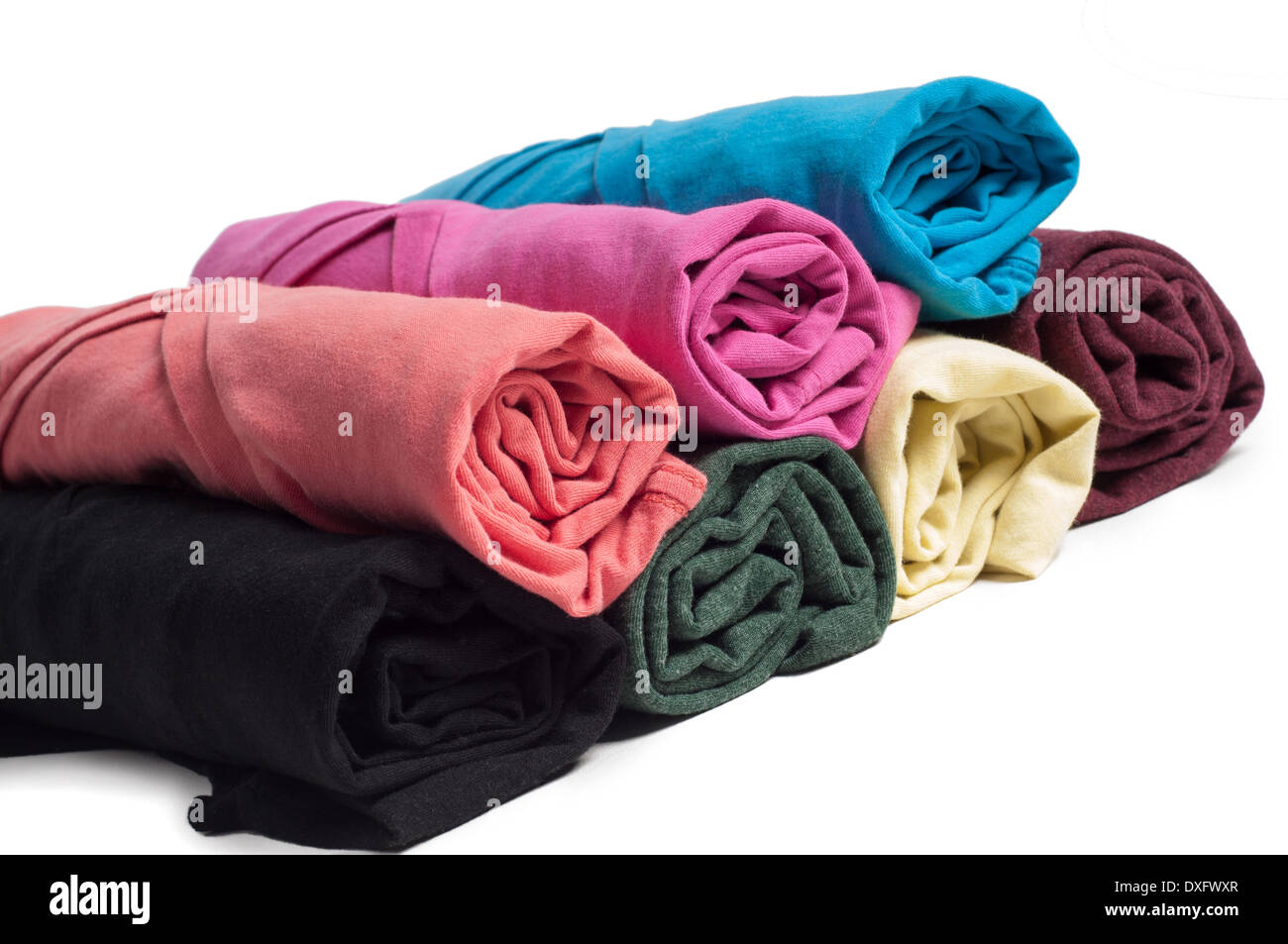 Rolled clothes hi-res stock photography and images - Alamy