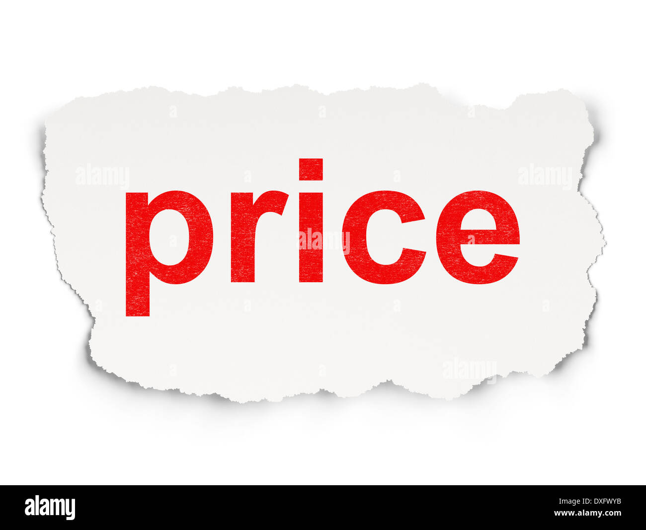 Marketing concept: Price on Paper background Stock Photo - Alamy