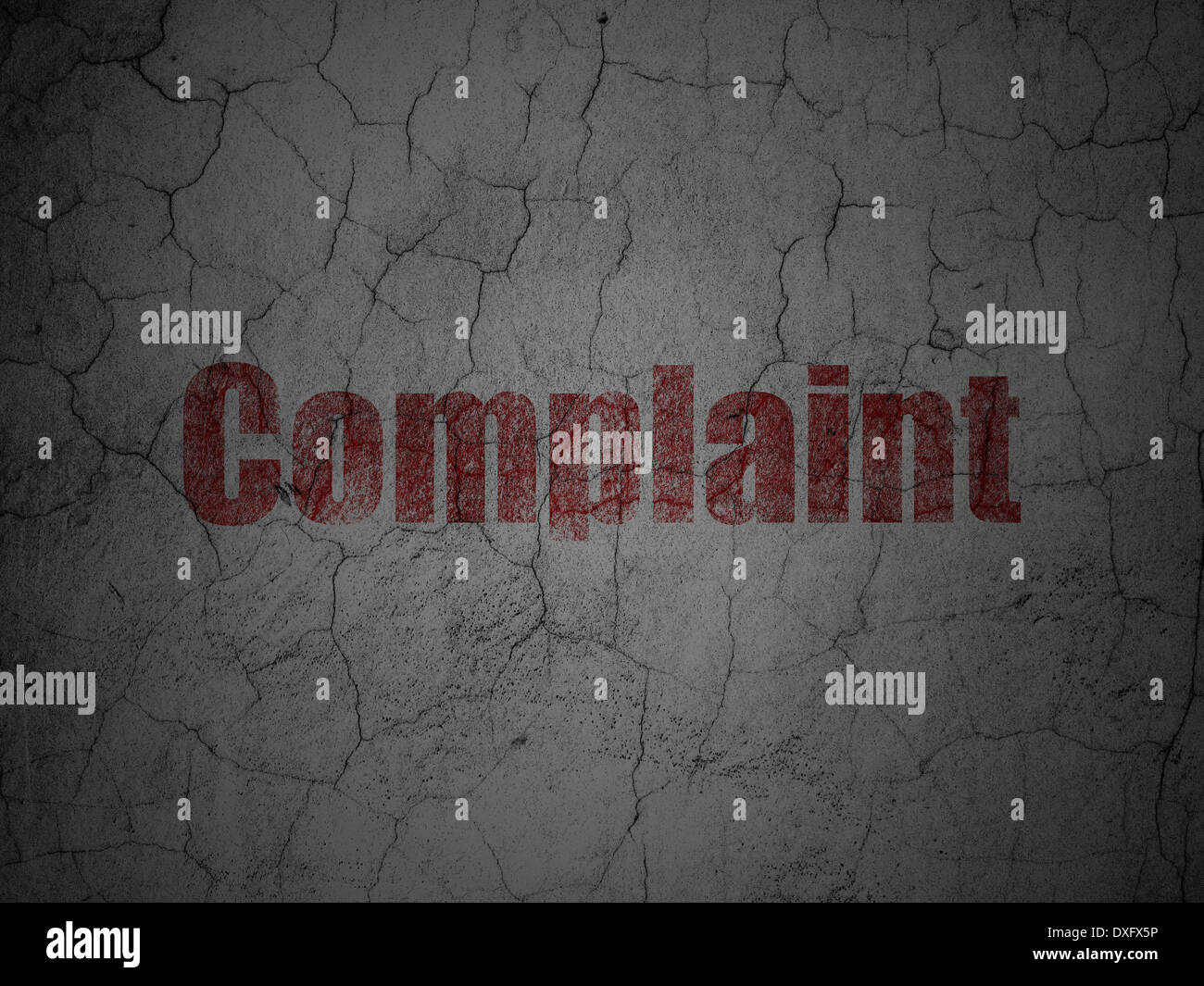 Law concept: Complaint on grunge wall background Stock Photo - Alamy