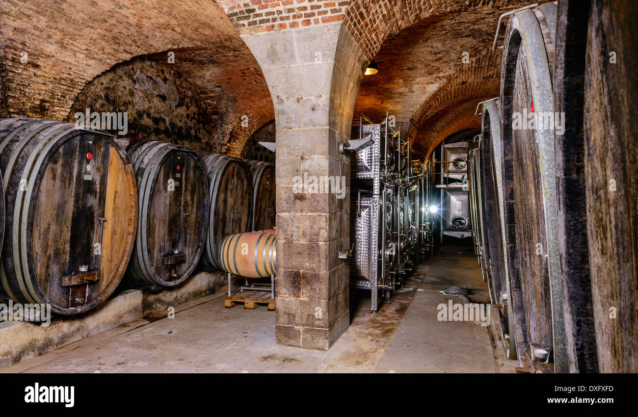 Old Wine Cellar Barrels