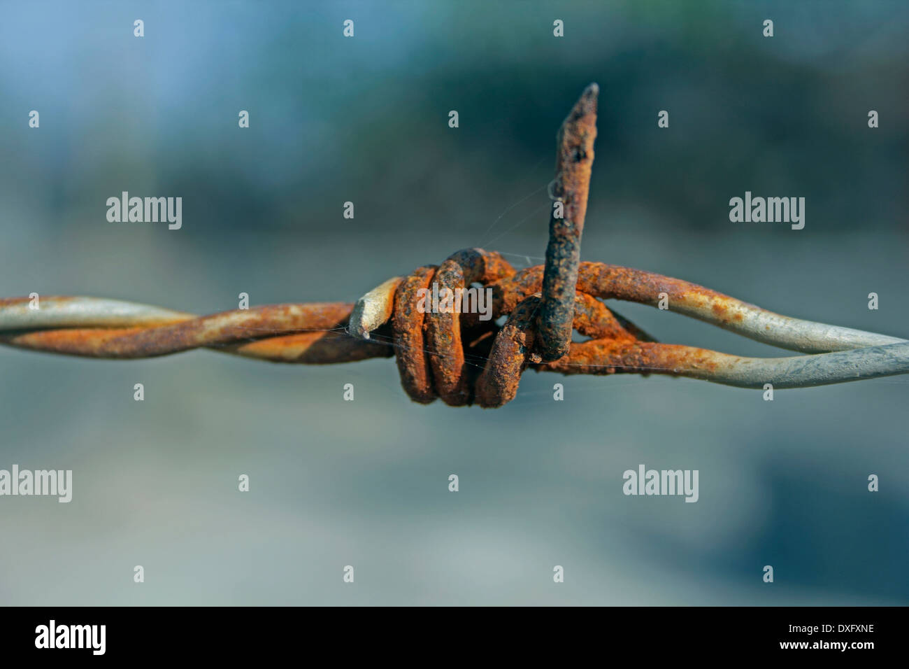 Sharp rusty barrier hi-res stock photography and images - Alamy