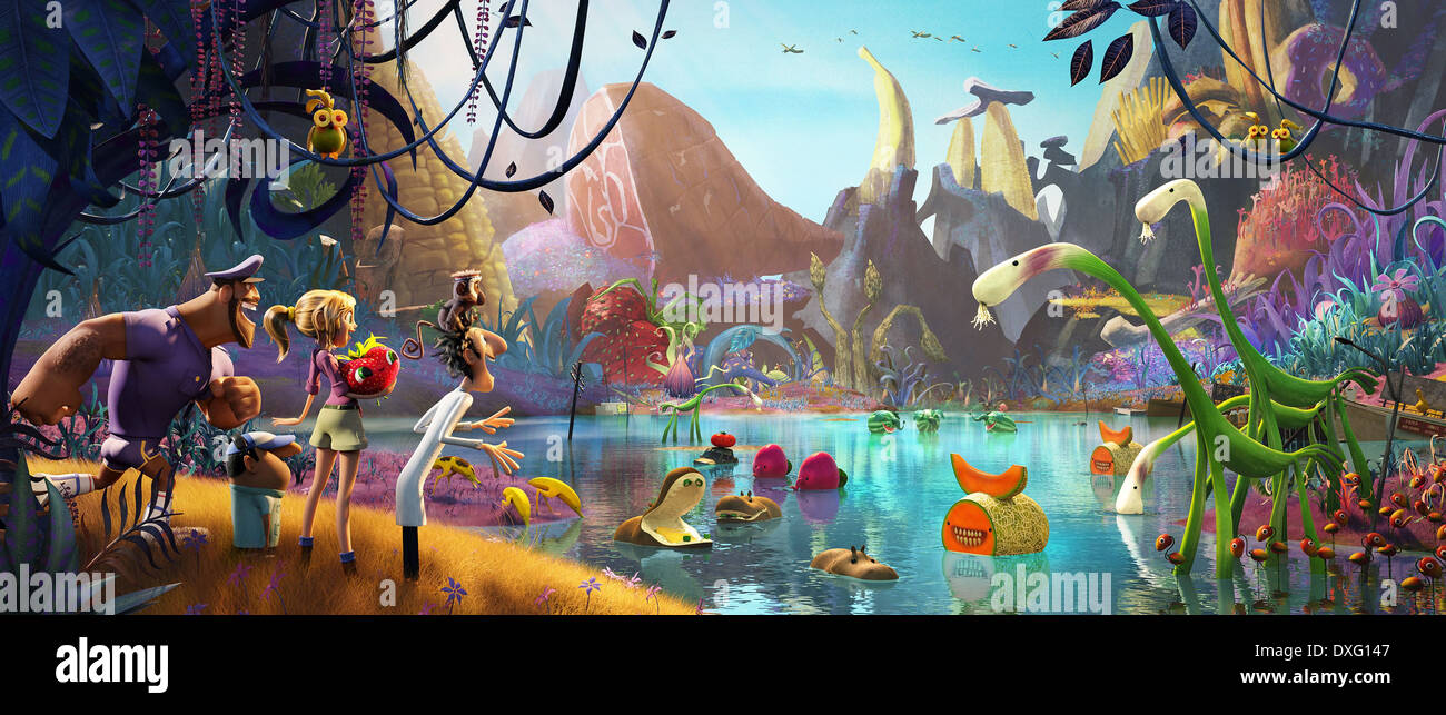 Cloudy with a Chance of Meatballs 2 Stock Photo - Alamy