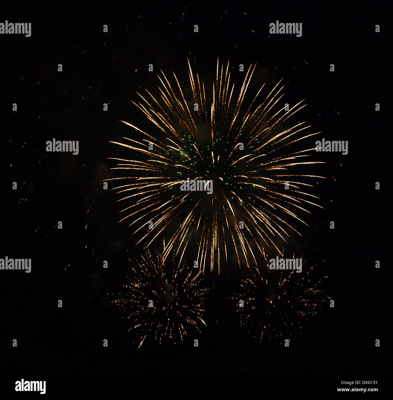 Fireworks text on red hi-res stock photography and images - Alamy