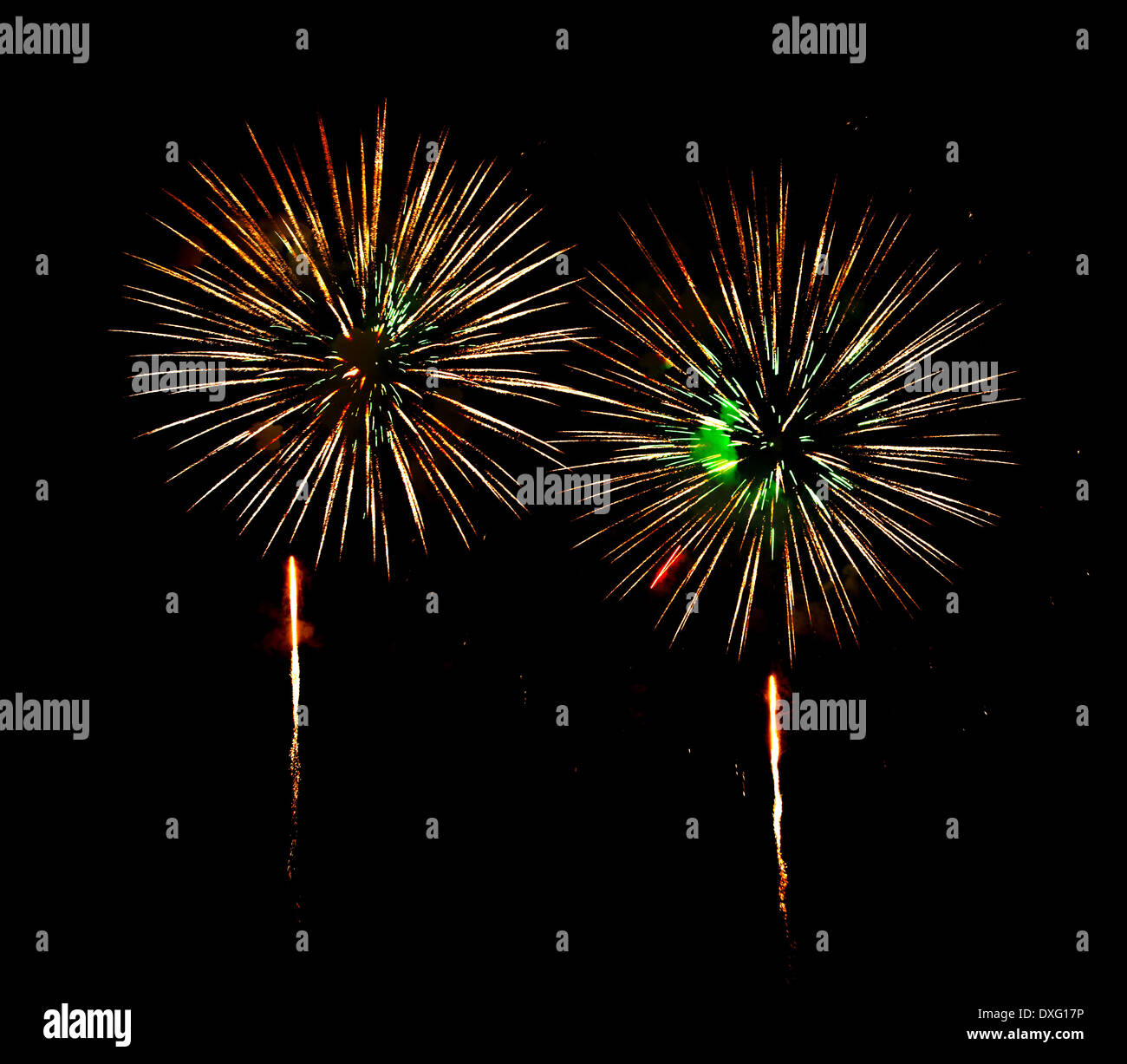 Fireworks text on red hi-res stock photography and images - Alamy
