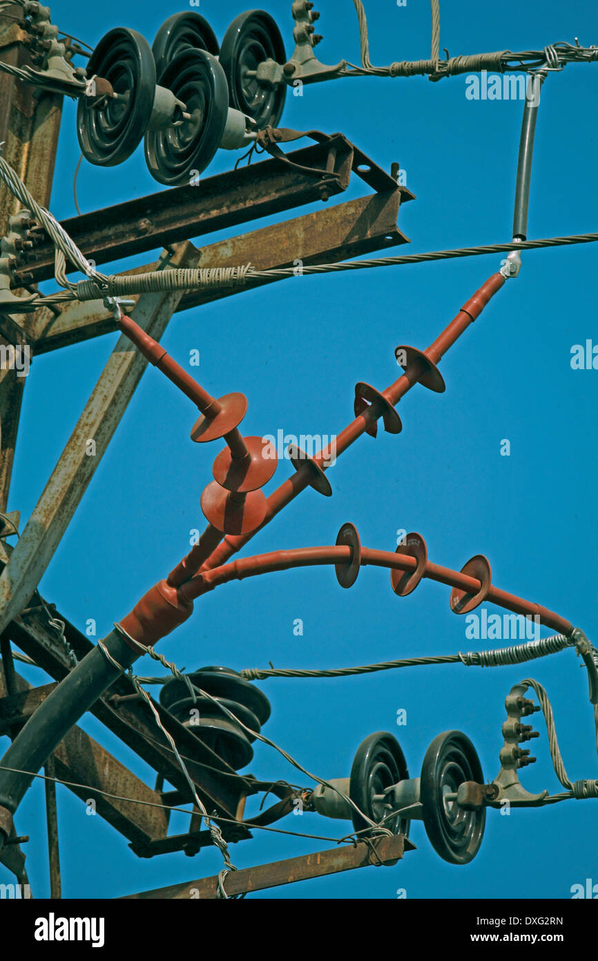 Electricity pole construction hi-res stock photography and images - Alamy