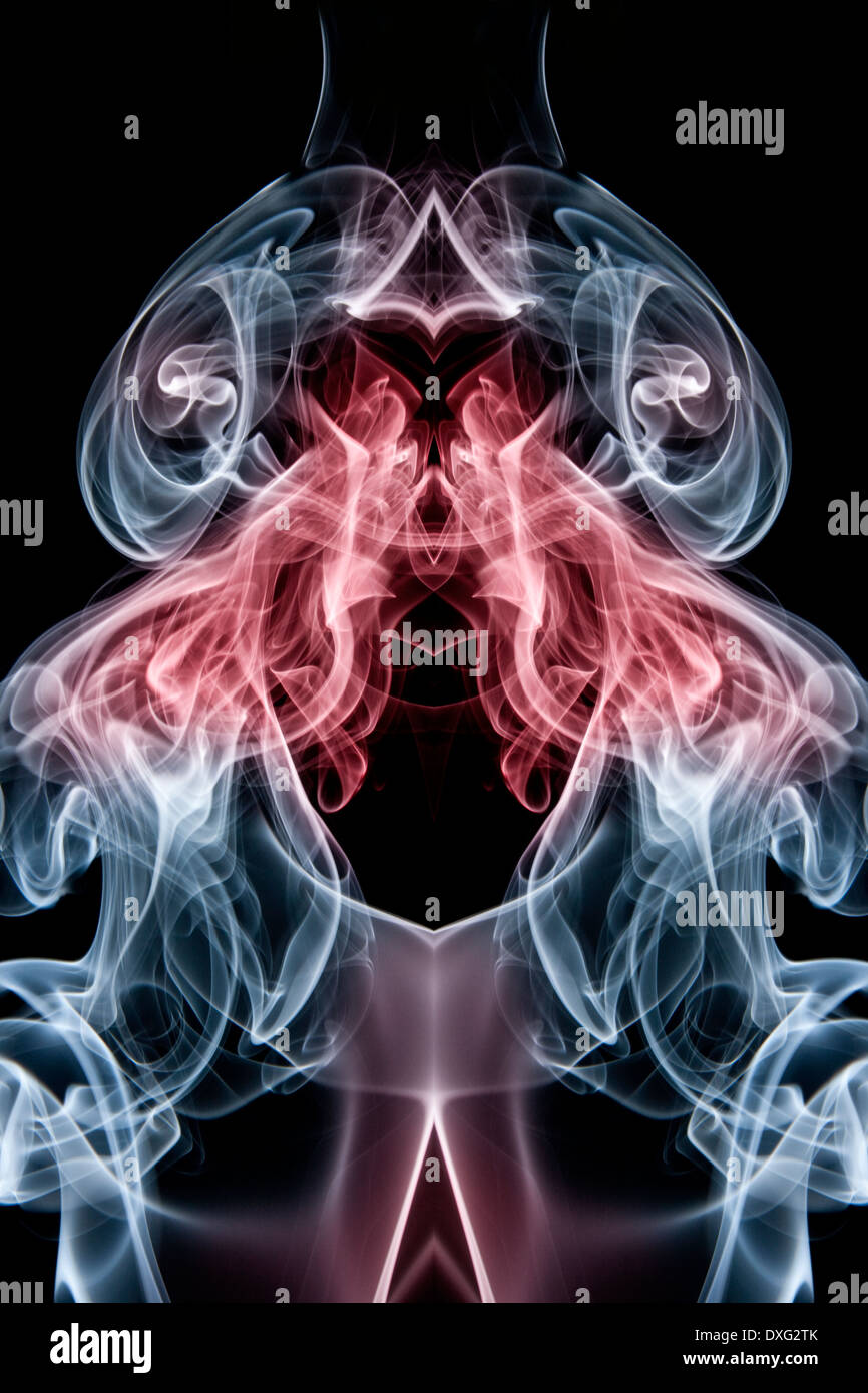 Abstract design made by photographing smoke Stock Photo - Alamy