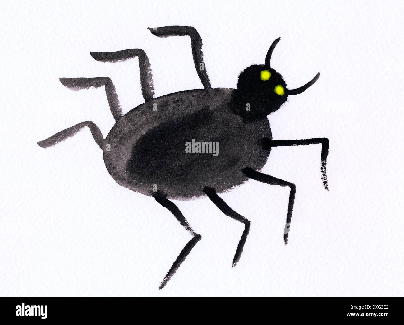 Watercolor bug Cut Out Stock Images & Pictures - Alamy