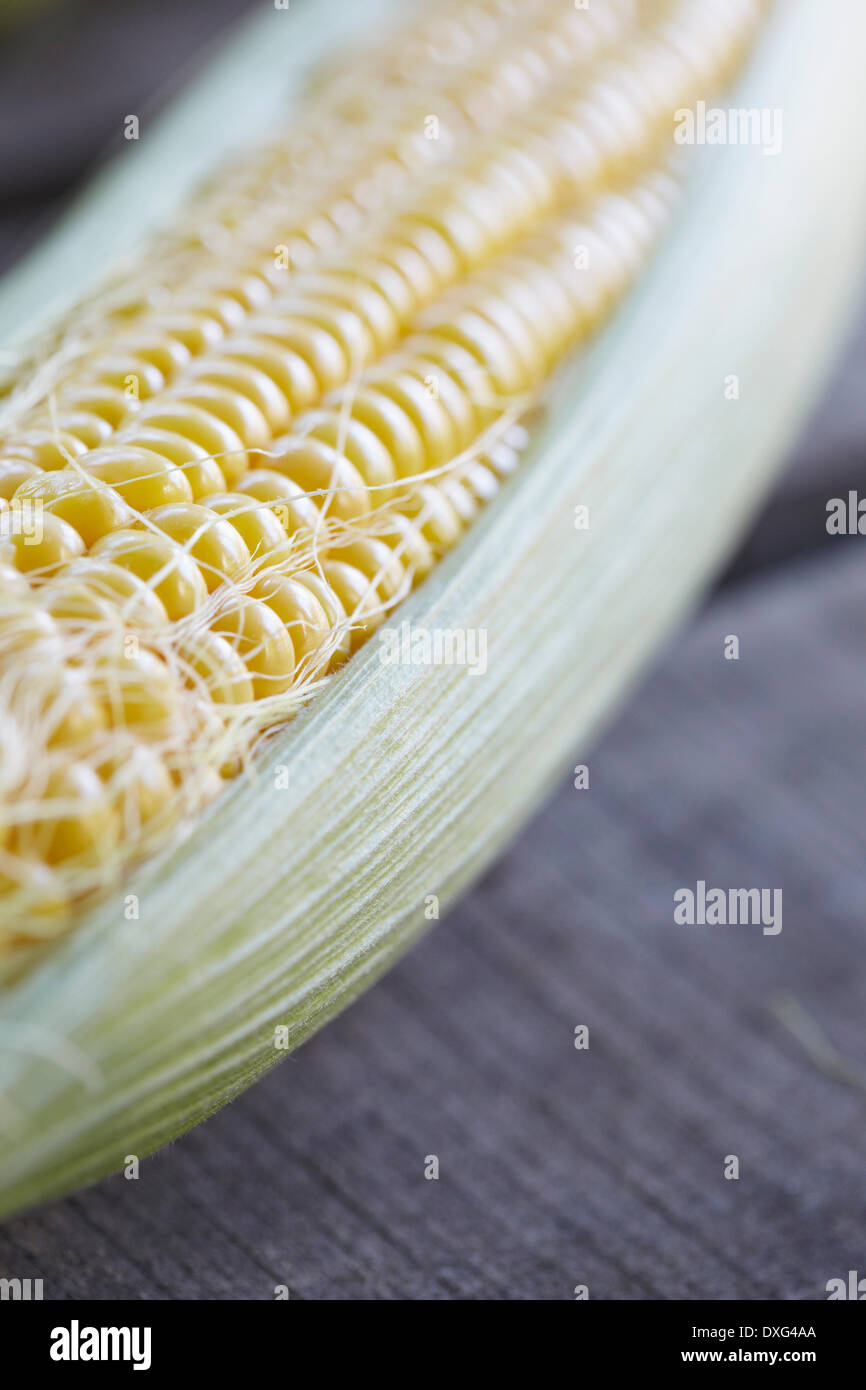 Close up fresh corn hi-res stock photography and images - Alamy
