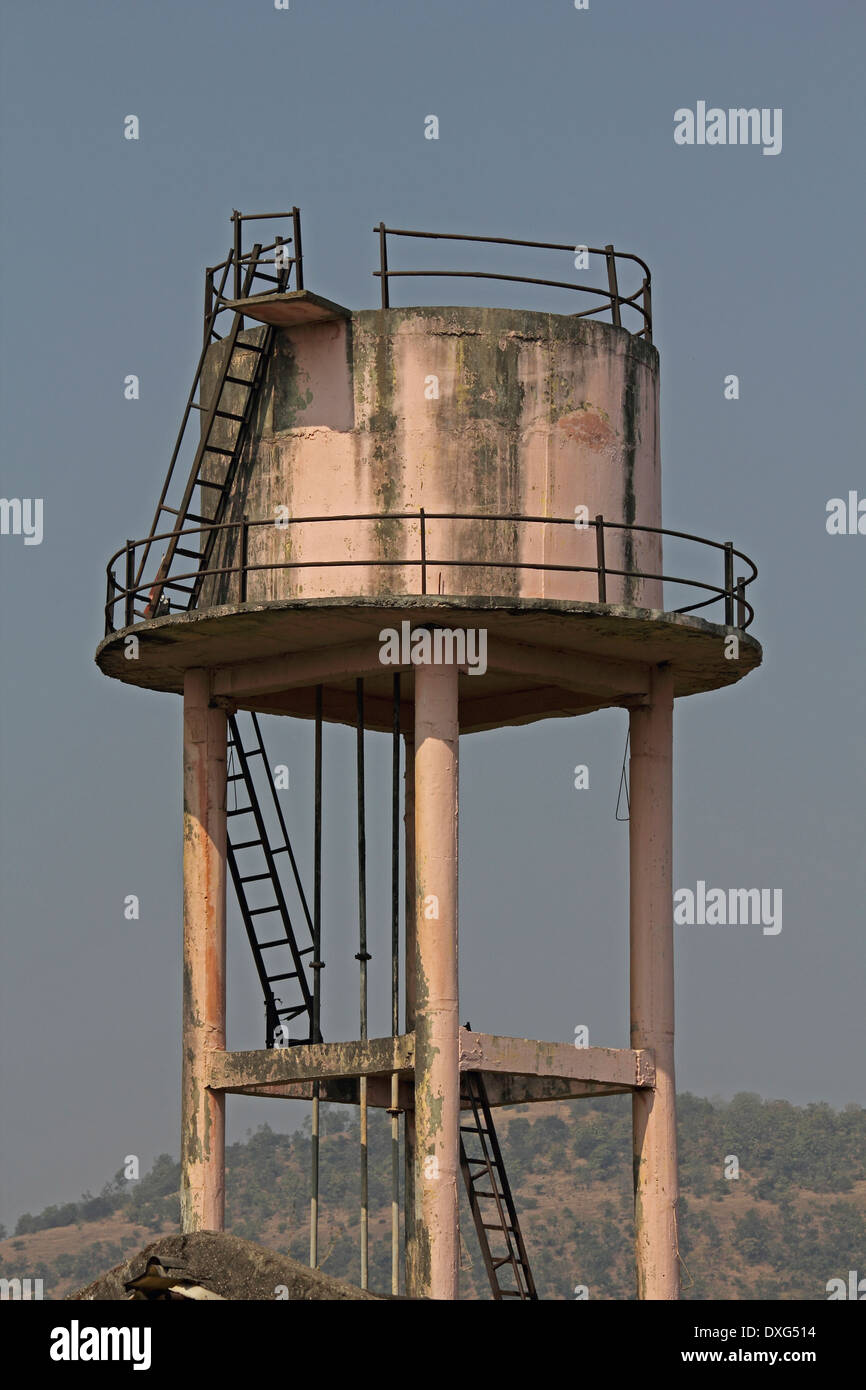 City Water Tank Stock Photo - Alamy