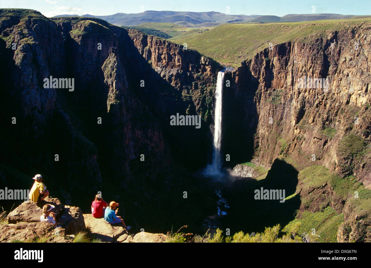 Maletsunyane Falls, Semonkong Stock Photo - Alamy