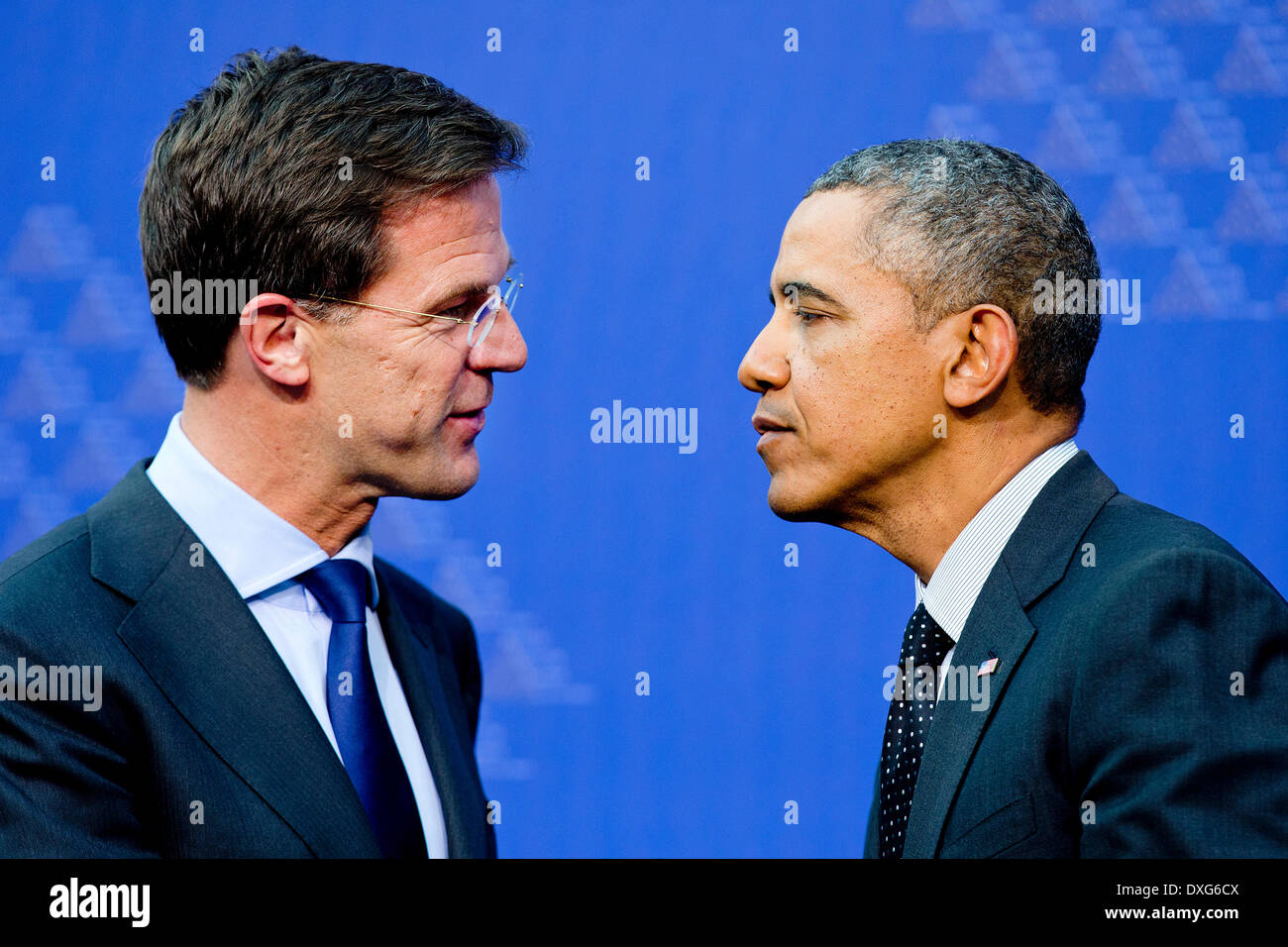 The Hague, The Netherlands. 25th Mar, 2014. Prime Minister Mark Rutte ...