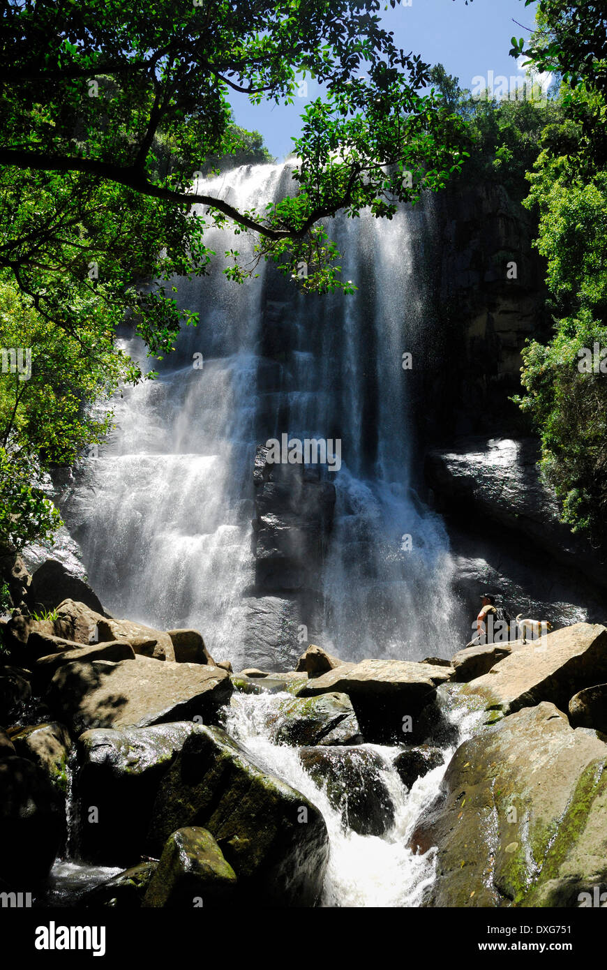 Madonna and Child Falls, Hogsback, Eastern Cape, South Africa Stock ...