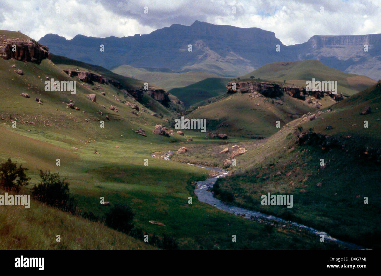 Giant's Castle Reserve, Drakensberg Stock Photo - Alamy