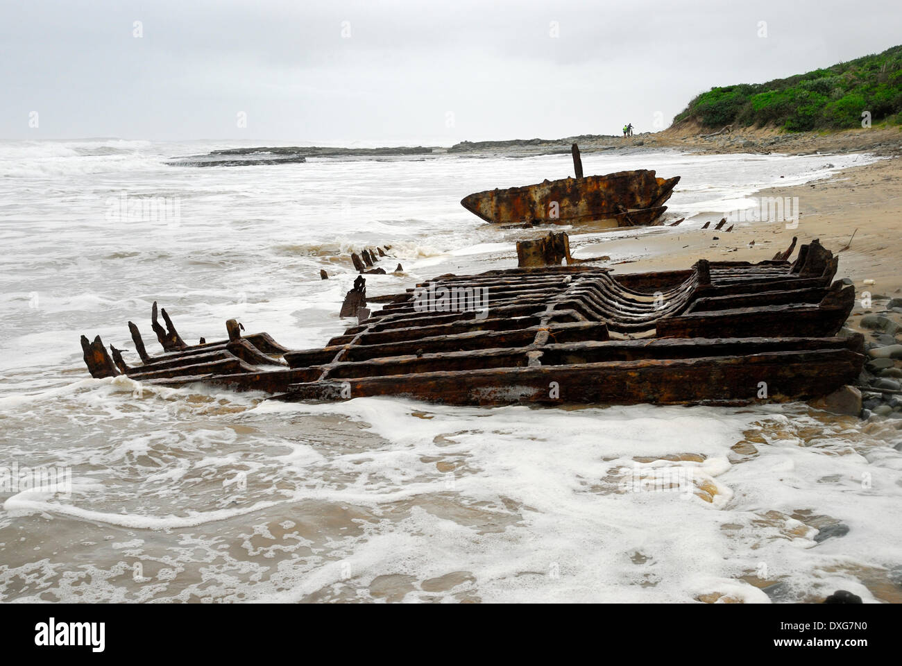 The wreck of the Frontier II, wrecked in 1938, Shixini Point, Wild ...