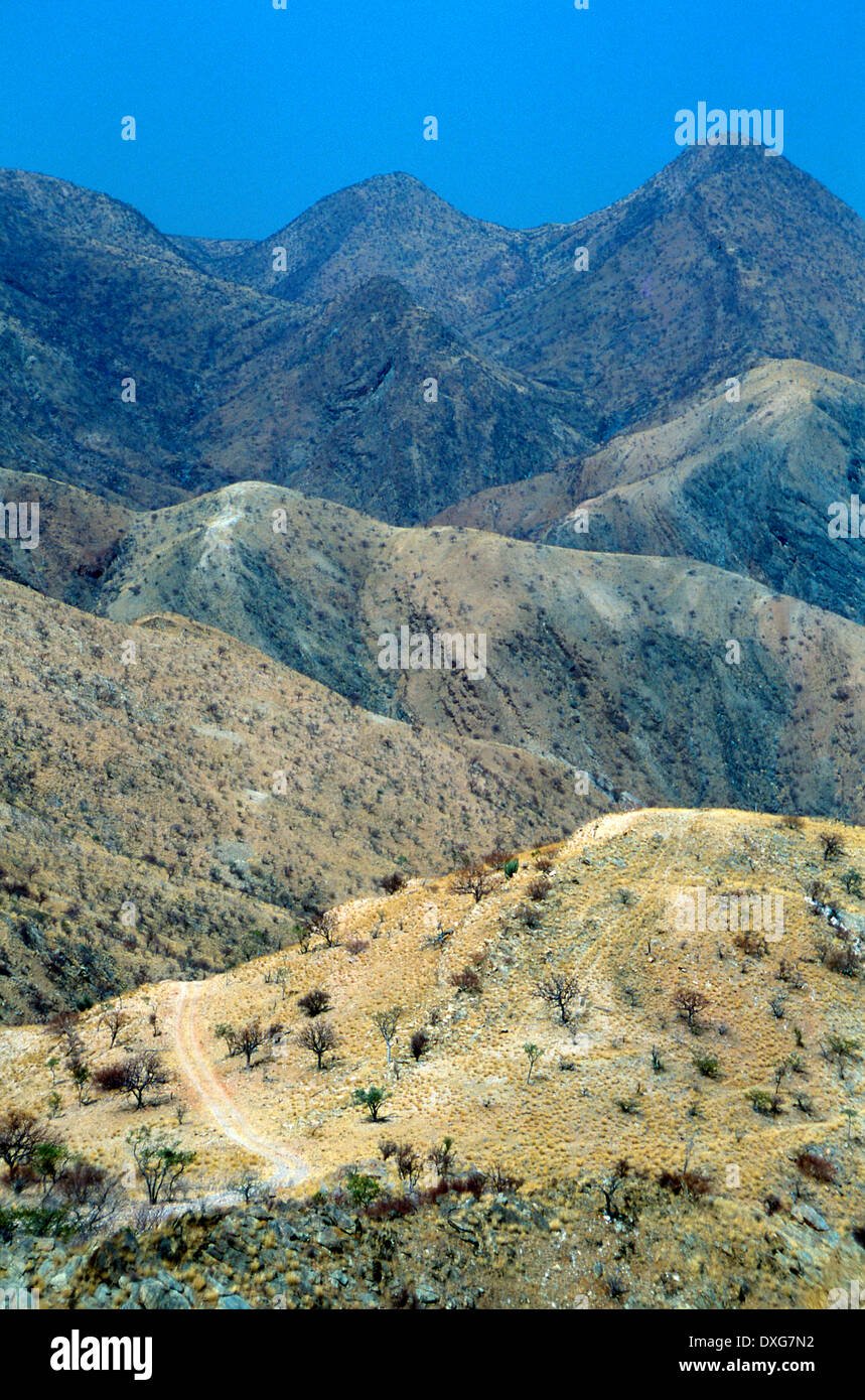 Descending van Zyl's Pass, Kaokoland, Namibia Stock Photo - Alamy