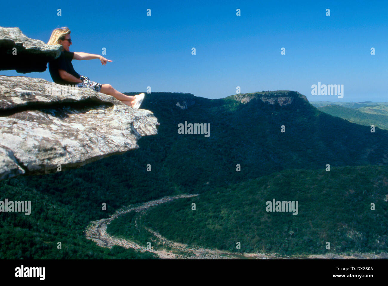 View over Umtamvuna River, Oribi Gorge Stock Photo - Alamy