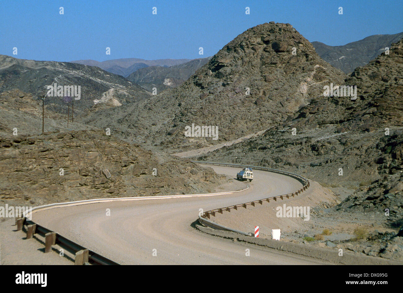 The road to Ai Ais hot springs near the Fish River Canyon, Namibia ...