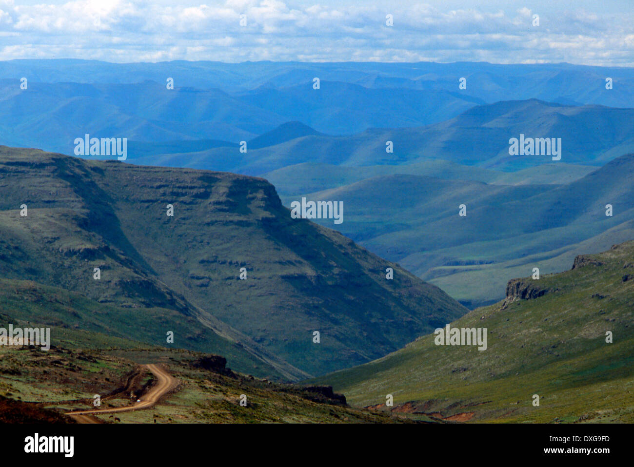 Black Mountain Pass, Lesotho Stock Photo - Alamy