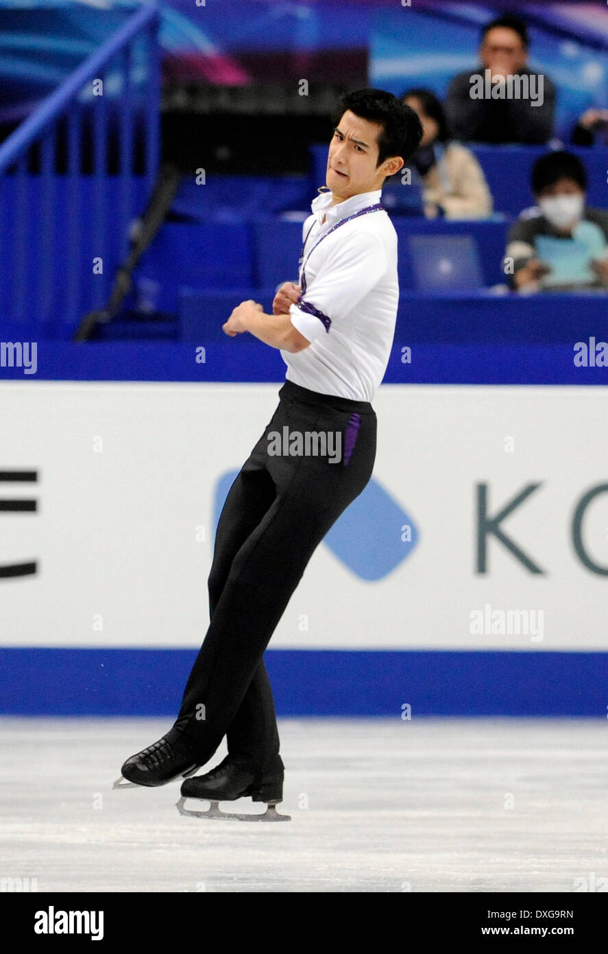 Saitama, Japan. 26th Mar, 2014. Ronald Lam of China's Hong Kong ...