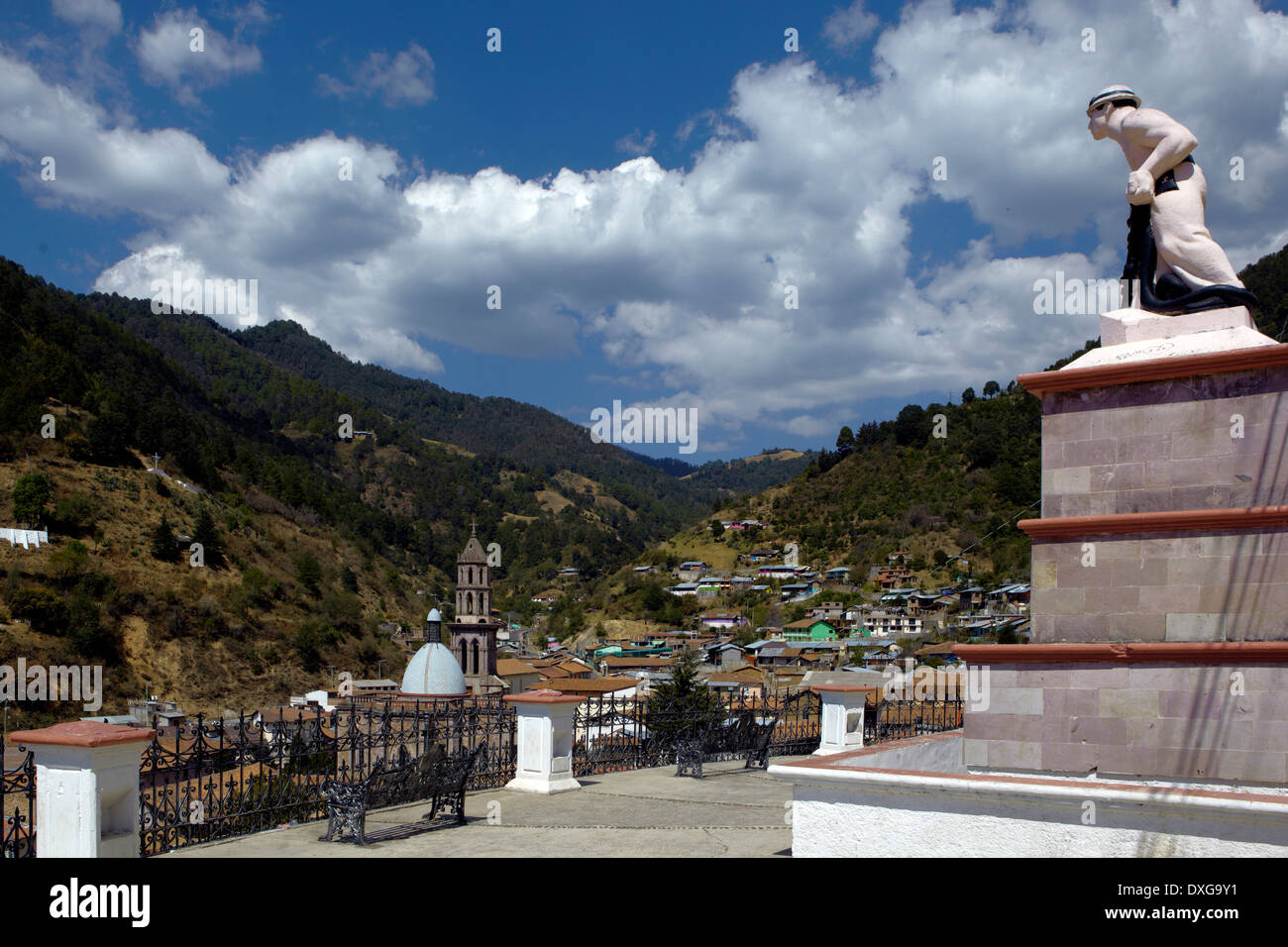 America, Mexico, Michoacán state, Angangueo village Stock Photo - Alamy