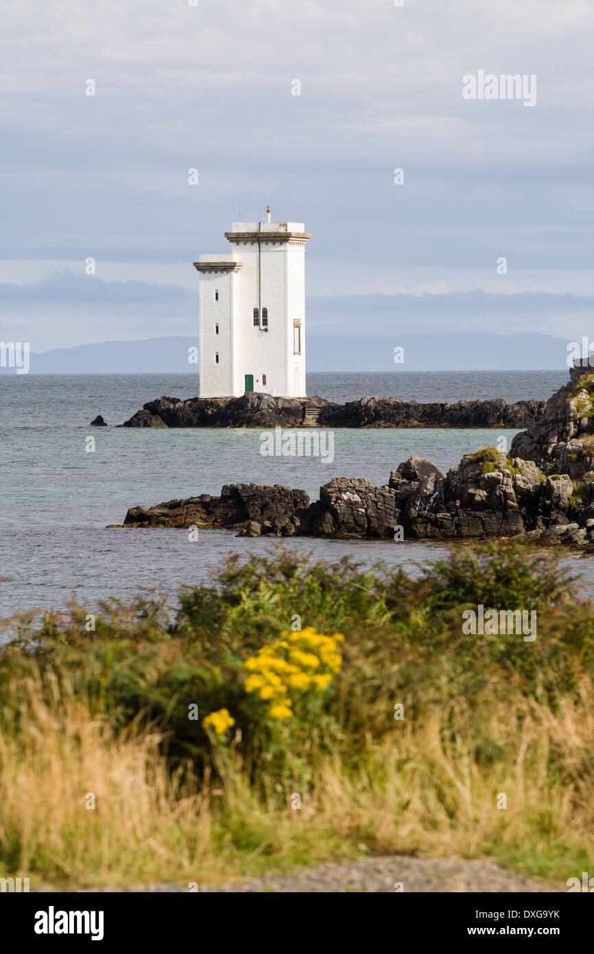 Carraig Fhada Lighthouse, Port Ellen, Isle of Islay, Inner Hebrides ...