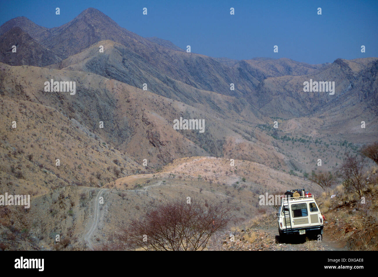 Descending van Zyl's Pass, Kaokoland, Namibia Stock Photo - Alamy