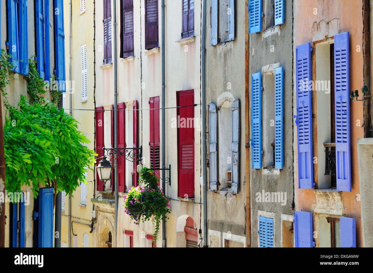 Colourful shutters hi-res stock photography and images - Alamy