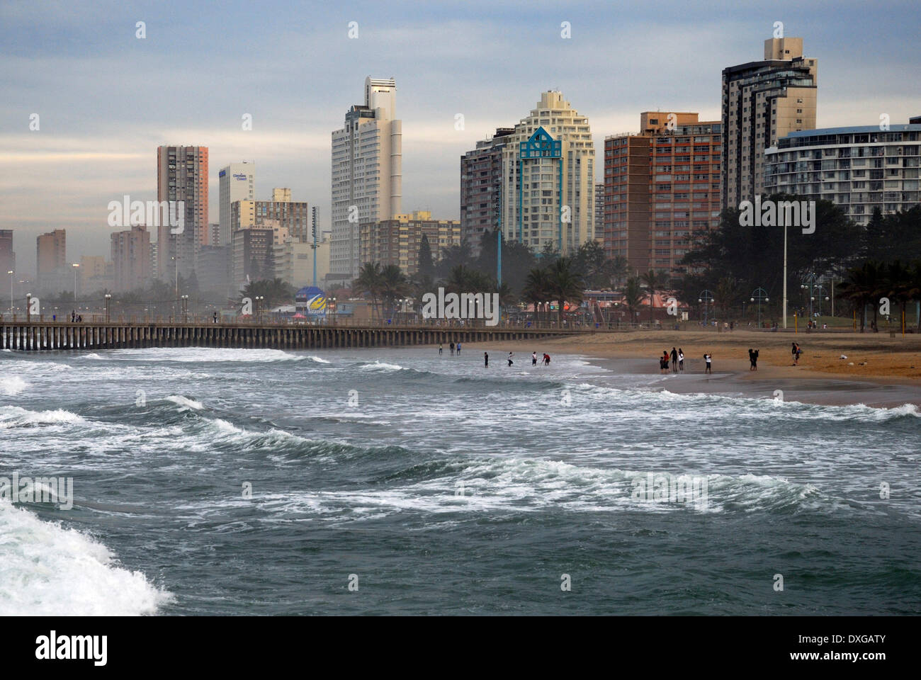 The beachfront, Durban, KwaZulu Natal, South Africa Stock Photo - Alamy