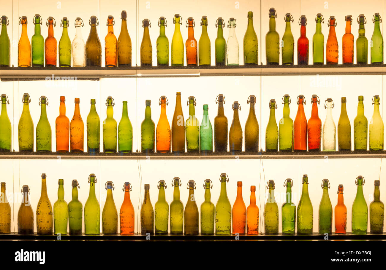 Collection old bottles hi-res stock photography and images - Alamy