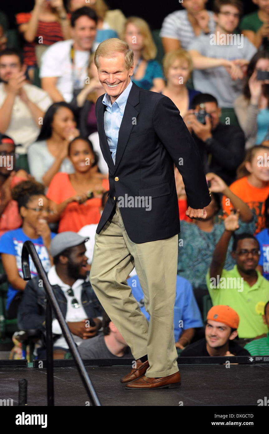U.S. Senator Bill Nelson from Florida speaks during a Grassroots Event ...