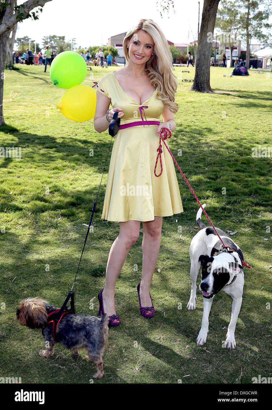 Holly Madison with Chloe and Rocky Holly Madison makes an appearance at ...